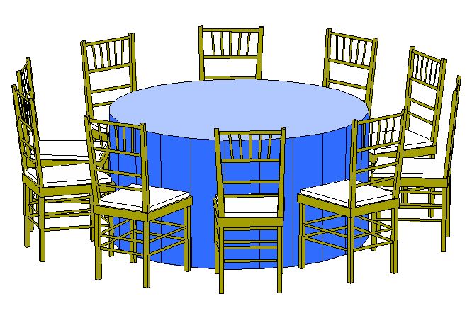 60 Round Seats 8 10 Ppl Tesoro Event Rentals